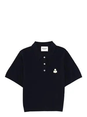 MARANT ETOILE Althea Polo Shirt - Blue