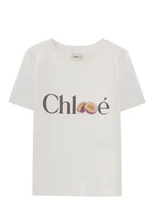 Chloé Logo T-shirt - White