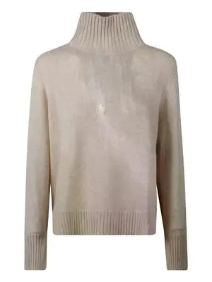ALLUDE Long-sleeve Turtleneck Sweater - Neutrals