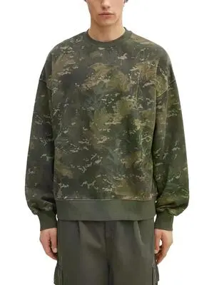 Carhartt Work In Progress Camouflage-pattern Sweatshirt - Green