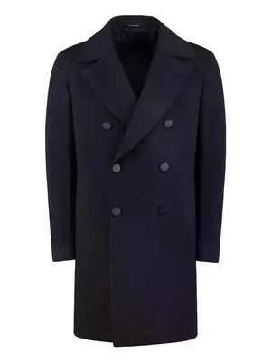Tagliatore Arden Double-breasted Coat - Blue