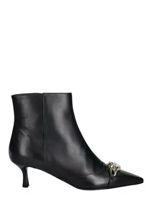 BALDININI Chain-detail Ankle Boots - Black