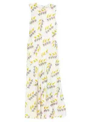 Ulla Johnson Gaea Floral Maxi Dress - Neutrals