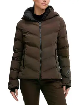 Bogner Quilted Zip Jacket - Brown