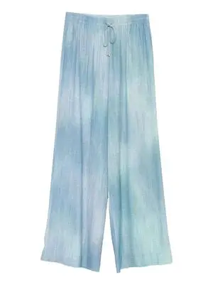 Ermanno Scervino Wide Leg Trousers - Blue