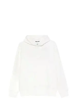 C.P. COMPANY Hooded Sweatshirt With Pocket - White