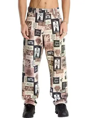 PATTA Collage Trousers - Neutrals