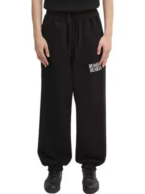WACKO MARIA Drawstring Logo-detail Track Pants - Black
