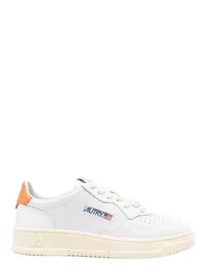 AUTRY Medalist Perforated Logo Sneakers - White