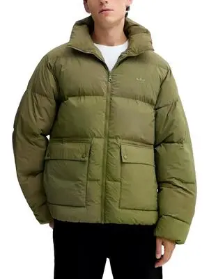 Adidas Padded High-neck Jacket - Green