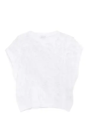 Brunello Cucinelli Knit T-shirt - White