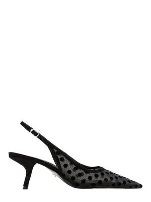 SAM EDELMAN Bianka Polka-Dot Slingback Pumps