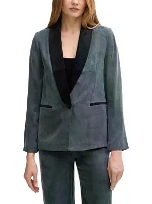 HOSS INTROPIA Shawl Lapel Blazer - Blue