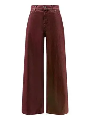 GOLDEN GOOSE Star Wide Leg Jeans