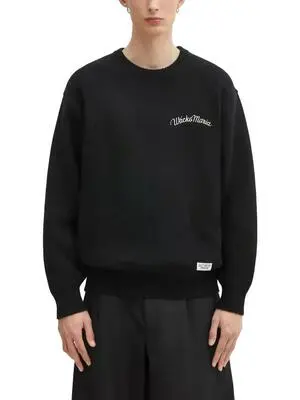 WACKO MARIA Logo-embroidered Sweater - Black