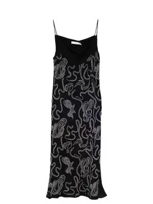 IRO PARIS Ombry Slip Midi Dress - Black