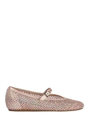 LE SILLA Gilda Crystals-embellished Ballerina Shoes - Pink