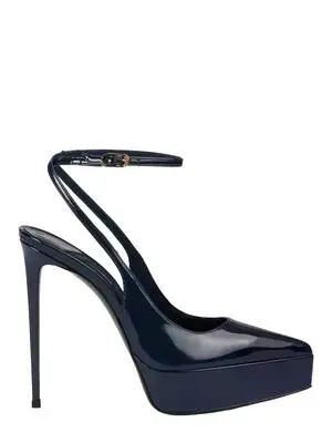 LE SILLA Uma Slingback Pumps - Blue