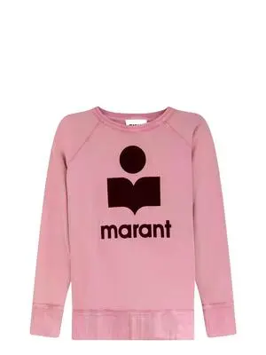 Isabel Marant Logo-detail Sweatshirt - Pink