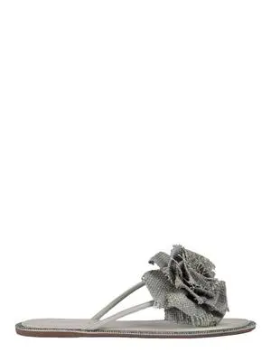 LE SILLA Floral-embellishment Sandals - Grey
