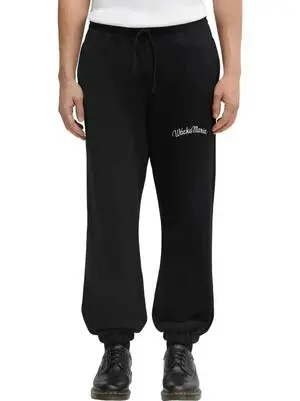 WACKO MARIA Drawstring Logo-detail Track Pants - Black