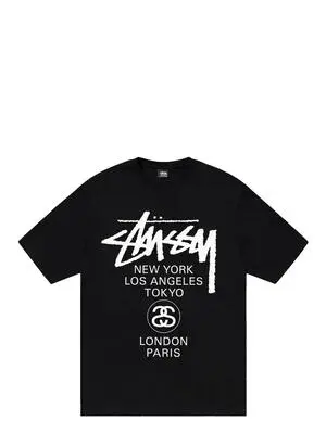 StÜssy World Tour T-shirt - Black