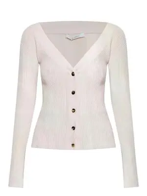 Max Mara V-neck Cardigan - Neutrals
