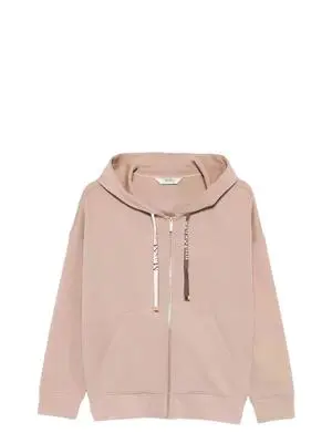 Max Mara Jour Zip Hoodie - Neutrals
