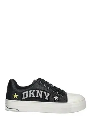 Dkny Leather Sneakers - Black