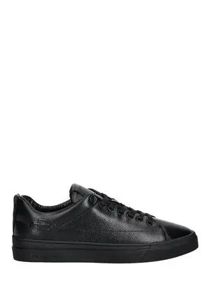 BALDININI Lace-up Leather Sneakers - Black