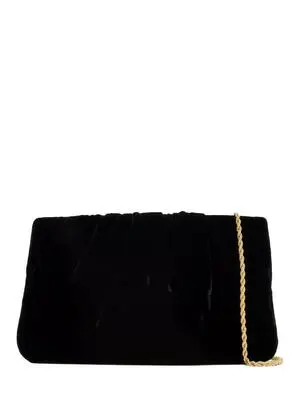 LOEFFLER RANDALL Serena Chain Clutch Bag - Black