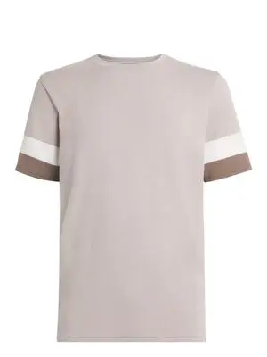 HOMEBODY Duo-panel T-shirt - Beige
