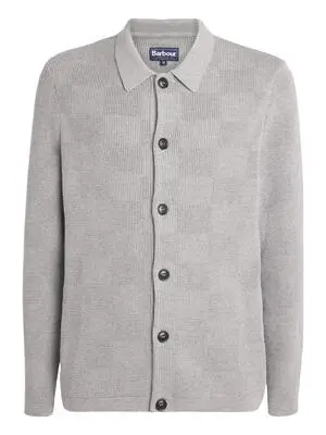 Barbour Cotton Falton Cardigan - Grey