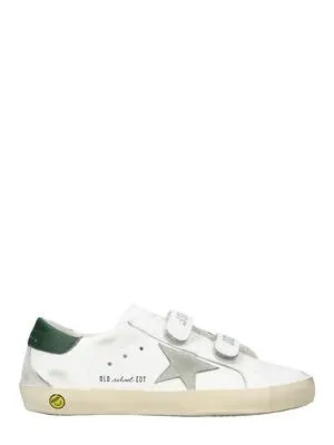 GOLDEN GOOSE Leather Old School Sneakers - White