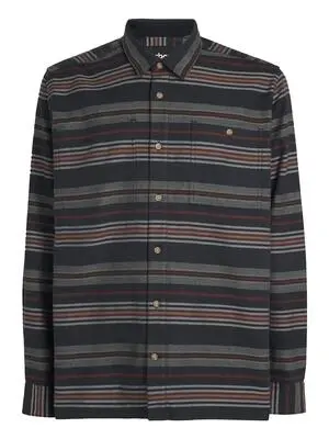 Barbour Cotton Stripe Bowscale Shirt - Grey