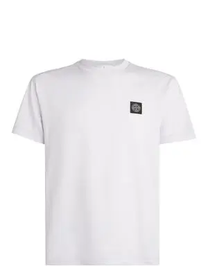 Stone Island Cotton Compass T-shirt - Blue