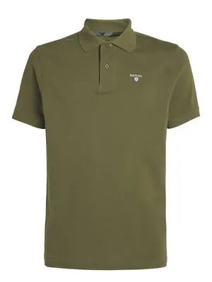 Barbour Cotton Tartan Polo Shirt - Green