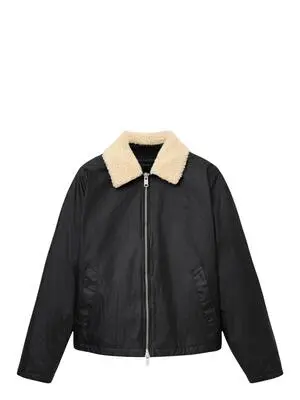 ALLSAINTS Organic Cotton Waxed Boston Jacket - Black