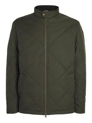 Barbour City Harrington Quilted Jacket - Green