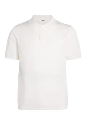 Sandro Knitted Polo Shirt - Beige