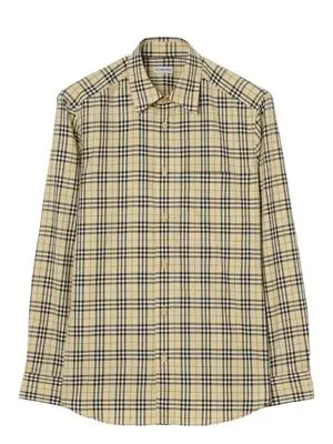 Burberry Check Cotton Shirt Grain