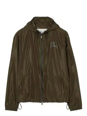 Burberry Ekd Nylon Hooded Jacket - Marsh Green