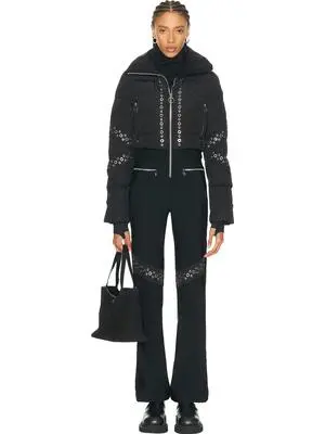 Fusalp Clarisse Eyelet Ski Suit - Noir
