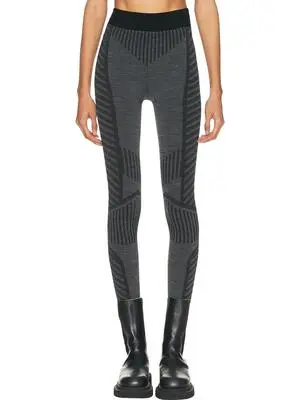 Fusalp Seamela Legging In Grey - Gris Chine & Noir