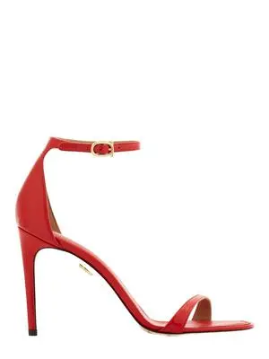 FERRAGAMO Strappy Stiletto Sandal - Red