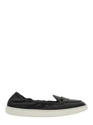 FERRAGAMO Flexible Loafer With Bow Detailing Black