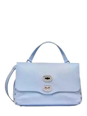 ZANELLATO Postina Leather Crossbody Bag - Blue