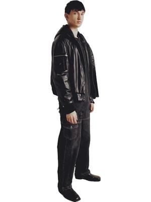 PCFG Zipped Denim Pant - Black