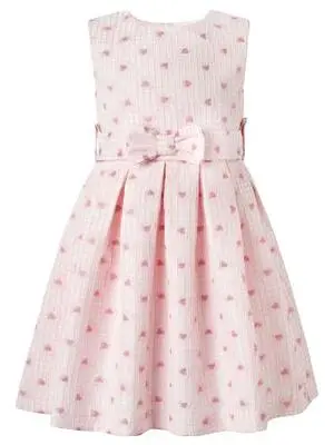 RACHEL RILEY Heart Check Damask Dress - Pink