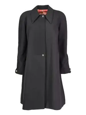 Fendi Single-breasted Coat - Black